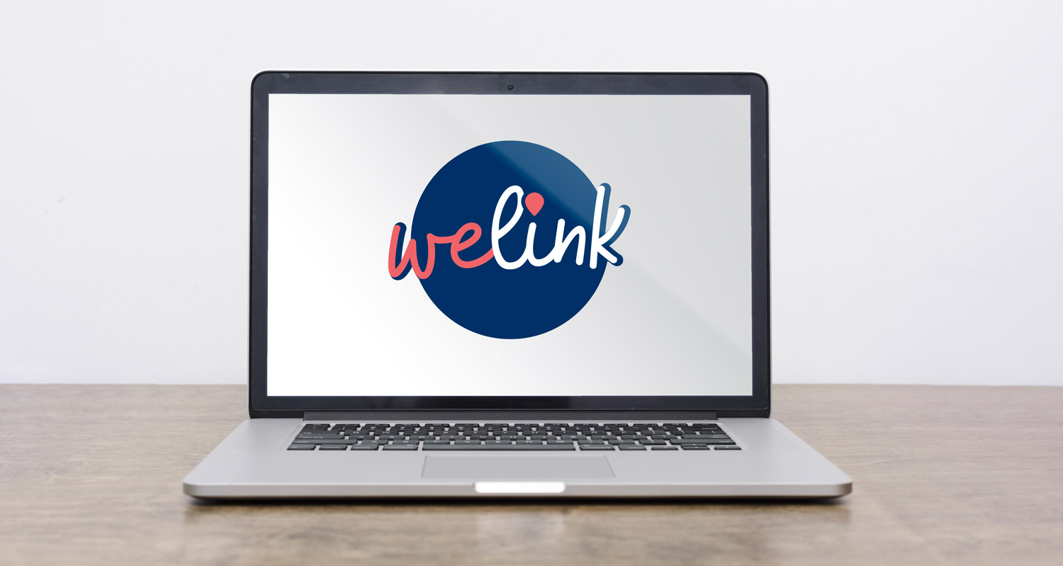 Création du logo Welink - FCM GRAPHIC